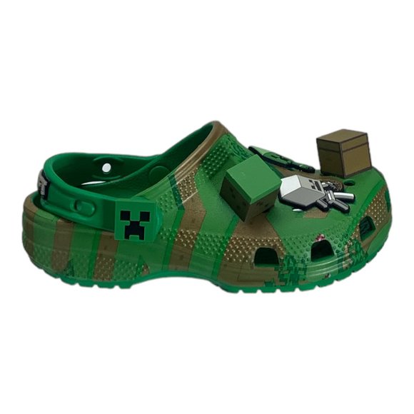 CROCS | Shoes | Crocs Minecraft Elevated 3d Clog Lightweight Green ...